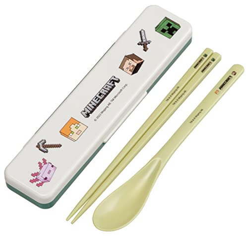 カジュアルスプーンセット/-/CCS3SAAG-A・パッケージ個数:1・サイズ:箸＝長さ18cm（大人用） スプーン＝全長18cm ケース＝幅18.8×奥行4.7×高さ1.8cm・セット内容:箸＋スプーン＋ケース /生産国:日本・ケースの中...