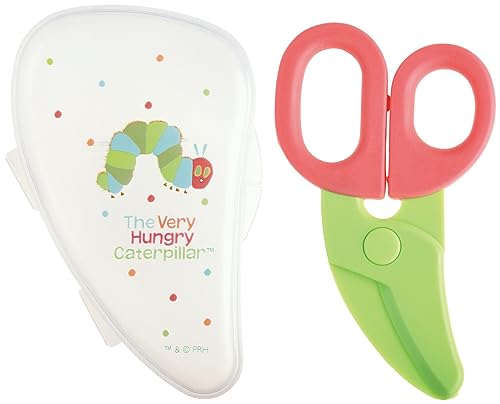 はらぺこあおむし/-/BFC1・サイズ:ハサミ＝約8×11.3cm ケース＝約8×12.7cm・素材・材質:ハサミ本体＝ABS樹脂 ハンドル＝エラストマー樹脂 ケース＝ポリプロピレン・原産国:中国使いやすさをコンセプトに開発したユニバーサル...