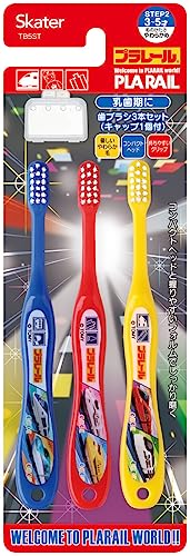 プラレール/14cm/TB5ST-A・Color:プラレール・パッケージ個数:1・サイズ:長さ14cm・素材・材質:柄＝ポリプロピレン、毛＝ナイロン・セット内容:3本セット・毛の硬さ:やわらかめ対応年齢:3〜5才の乳歯期・原産国：中国人気キ...