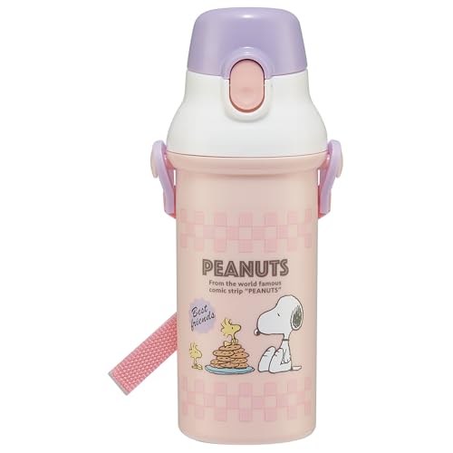 プラ水筒/-/PSB5SANAG-A・Color:プラ水筒・パッケージ個数:1・容量:480ml /サイズ:直径9.4×高さ19.6cm/付属品:肩から掛けられるショルダーベルト、名前シール・重量があって硬いステンレス製水筒を使う前の低年齢...