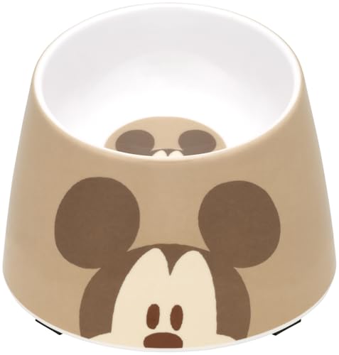 ミッキー/サイズ：径16×11.5cm/PMFB1-70367・Color:ミッキー・パッケージ個数:1・サイズ：径16×11.5cm・材質：メラミン樹脂、すべり止め：合成ゴム・原産国：中国超小型犬用のメラミン製フードボウル。 首に負担のな...