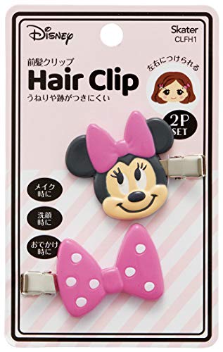 可愛いミニー/幅5×奥行3.5×高1cm/CLFH1-A・Color:ミニー・パッケージ個数:1・サイズ：幅5×奥行3.5×高1cm・素材・材質:パーツ＝ABS樹脂 止め具＝スチール前髪を止めておきたい時に便利なクリップ 左右に付けられる2...