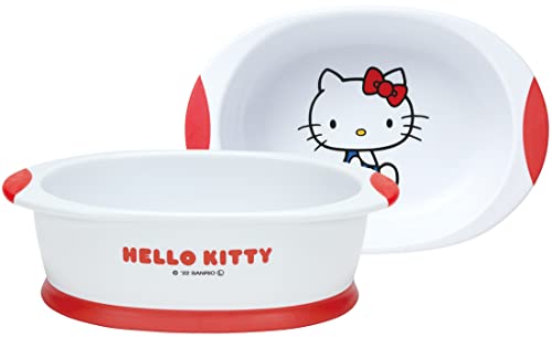 ハローキティ/-/WP4P・Color:ハローキティ・容量：400ml / サイズ：113×164×高さ50mm / 小中型犬・猫用・素材：ポリプロピレン/持ち手・滑り止め：エラストマー・食べ物が奥に集まりやすく食べやすい斜め底・大き目の底...