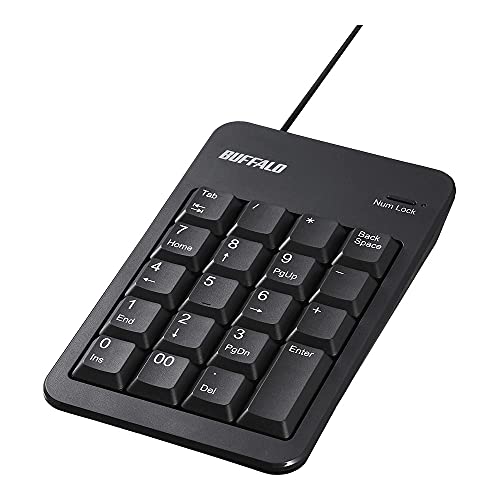 ブラック抗菌/-/BSTK120BK・Color:ブラック抗菌・パッケージ個数:1・【対応機種】USBインターフェースを標準搭載したWindowsパソコン・【インターフェース】USB【ケーブル長】約0.8m【キー数】19キー【キーピッチ】1...