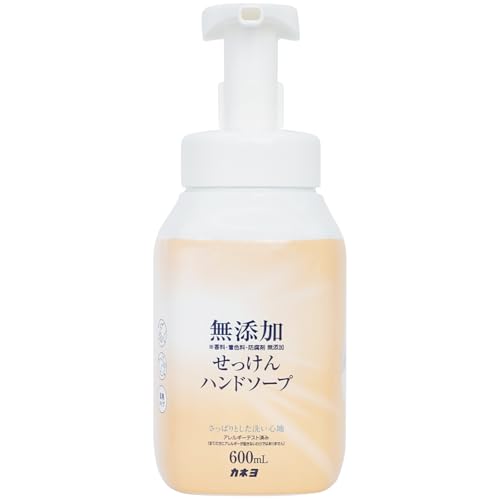 本体ホワイト/600ml/4901329500195・Size:600ml・手肌に優しいせっけんハンドソープ商品紹介 ●手肌にやさしいせっけんハンドソープです。●香料・着色料・防腐剤無添加。●アレルギーテスト済(すべての方にアレルギ—が起き...