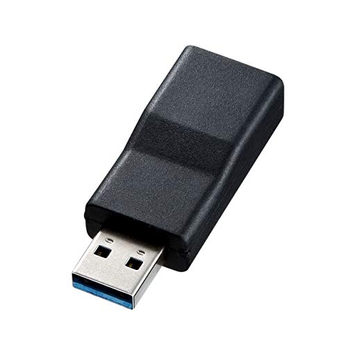 ブラック/-/AD-USB29CFA・パッケージ個数:1・USB Type-Cコネクタ オスを、USB3.1/3.0 Aコネクタ オスに変換するアダプタです。(USB3.1 Gen2 規格対応)・お手持ちのUSB Type-Cコネクタを持つ...