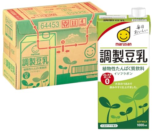 -/1L×6本/-・Size:1L×6本・パッケージ個数:1・カロリー:100ml当たり54kcal・商品サイズ (幅X奥行X高さ):287×128×205mm・内容量:1000ml×6・大豆本来の風味を活かし、飲みやすく仕上げました。管理...