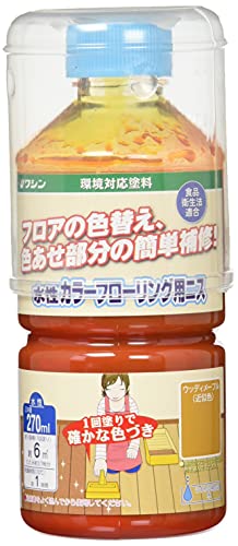 ウッディメープル/270ml/270ml WDメープル・Size:270mlColor:ウッディメープル・パッケージ個数:1・色:ウッディメープル、容量:270ml・塗り面積(1回塗り):約6m2(畳の枚数約3.7枚)、うすめ液:水(原液の...