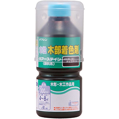 チェスナット/300ml/4965405112320・Size:300mlColor:チェスナット・パッケージ個数:1・用途:未塗装木部の着色(木の工作品・木彫り作品・家具・床・階段など)・塗り面積(1回塗り)約:4~8m2、たたみの枚数:...