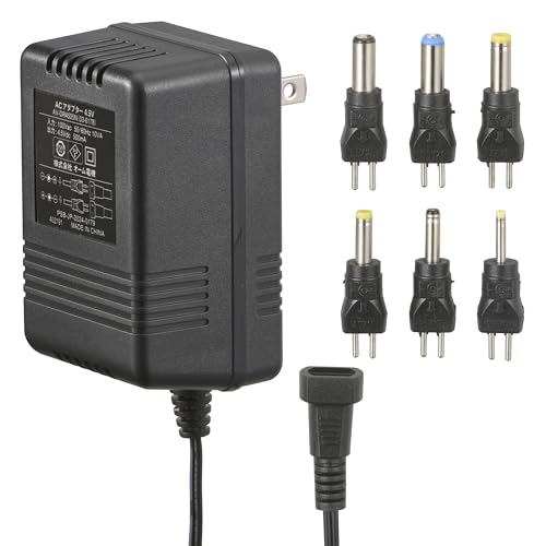 変換プラグ6種付きブラック/DC4.5V/AV-DR4505N・Size:DC4.5V・パッケージ個数:1・【 特 長 】● DC4.5V(500mAまで)の外部電源端子付家庭用電気製品にお使いいただけるACアダプターです● 接続端子の形状...