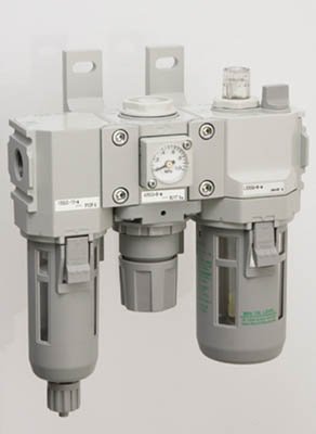 -/-/C200010WF1・パッケージ個数:1・全長(mm):-・使用圧力(MPa):1・接続口径:Rc3/8・設定圧力(MPa):0.05~0.85・処理空気流量([[立米]]/min):1.7説明 ●フィルター・レギュレーター・ルブリ...