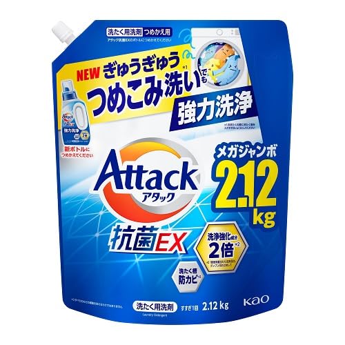 レッド/-/-・パッケージ個数:1・花王 アタック抗菌EX 詰替 超特大 2120g花王 アタック抗菌EX 詰替 超特大 2120g