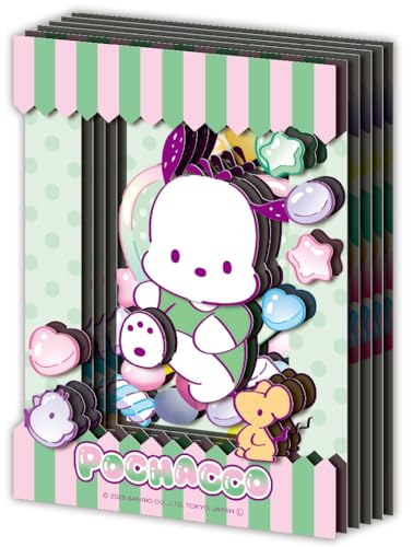 -/-/SA-M06・パッケージ個数:1・(C) 2025 SANRIO CO. LTD. APPROVAL NO. L656395組み立てかんたん！たのしい！紙のパーツと付属の粘着シート張り重ねて作るペーパークラフトキットです。