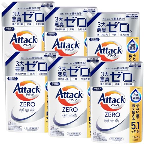 ホワイト/つめかえ 1540g×6個/-・Size:つめかえ 1540g×6個・パッケージ個数:1・無菌レベルの消臭力*1ニオイ菌がいないレベルで嫌なニオイがしないこと。漂白剤・除菌洗剤を超えたバイオフィルム除去性能*2。 *1）ニオイ菌が...