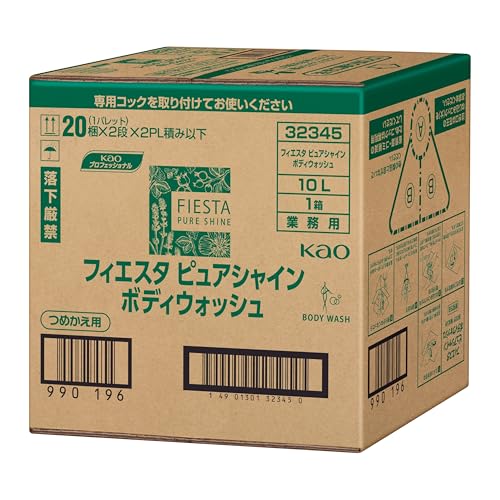 微淡黄色透明/-/-・パッケージ個数:1・大容量・詰め替え用商品紹介 ありのままの自分になって輝く明日へ。 自然界の恵み成分を配合の「フィエスタ　ピュアシャイン」。 汗や汚れはきちんと落とすのに、肌のうるおいは残して洗える業務用ボディウォッ...