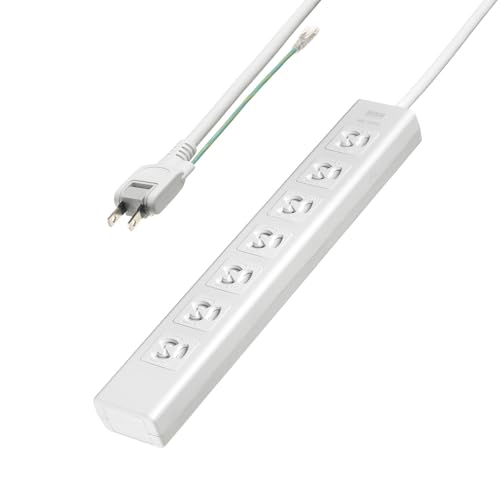 常時通電タイプライトグレー/5m/TAP-F37SH-5SR・Style:常時通電タイプSize:5m・パッケージ個数:1・スチールデスクなどに仮固定できるマグネット付きです。・差込口は、3P抜け止めシャッター仕様の7個口タップです。・プラ...