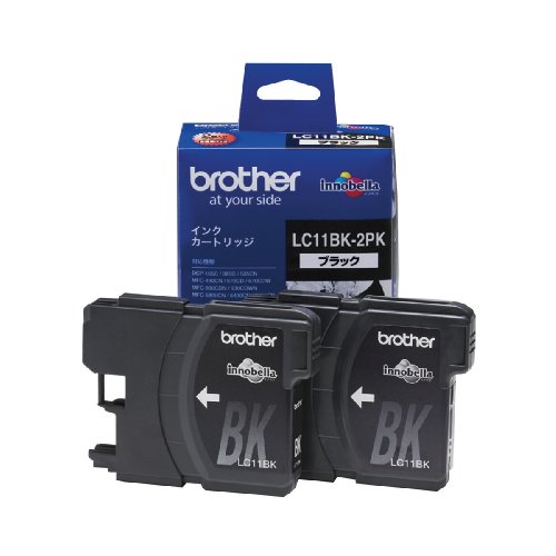 2個パック (ブラック)/-/LC11BK-2PK・Color:2個パック (ブラック)・パッケージ個数:1・対応機種:MFC-6890CN、MFC-6490CN、MFC-5890CN他・型番:LC11BK-2PK・カラー:ブラック・ブラザ...