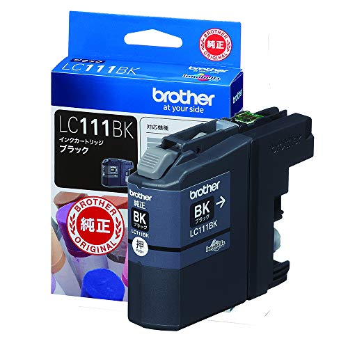 ブラック/通常容量/LC111BK・Color:ブラック・パッケージ個数:1・対応機種:MFC-J877N、MFC-J727D/DW、DCP-J957N、DCP-J557N他・型番:LC111BK・カラー:ブラック・ブラザー純正インクは製品...
