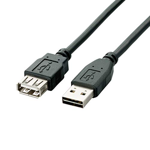 ブラック/5m/U2C-DE50BK・Size:5m・パッケージ個数:1・USB(Aタイプ:メス)のインターフェースを持つメモリーカードリーダやマウス、キーボードなどの周辺機器のUSBケーブルを延長して接続可能です。・サビなどに強く信号劣化...