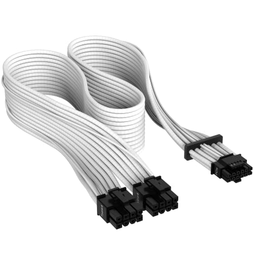 12+4ピン 600W 12VHPWRホワイト/60センチメートル/CP-8920332・Color:ホワイトStyle:12+4ピン 600W 12VHPWR・パッケージ個数:1・12VHPWRに対応し、最大600Wの電力を利用可能なPC...