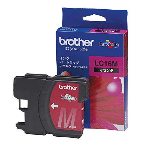マゼンタ/-/LC16M・パッケージ個数:1・対応機種:MFC-6890CN、MFC-6490CN、MFC-5890CN・ブラザー純正インクは製品本体の性能を十分に発揮するために研究を重ね、開発されています。・非純正インクをお使いになります...