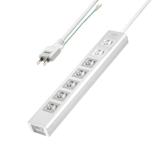5個口連動集中スイッチ付ライトグレー/5m/TAP-F37SH-5KS・Style:5個口連動集中スイッチ付Size:5m・パッケージ個数:1・集中スイッチで5個口をオン/オフすることができます。2個口は常時通電口（差込口が白色）となってお...