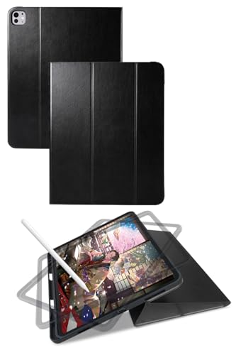 ブラック/13インチ/TB-A24PLDPLC2BK・PatternName:1)タブレットケース単品・パッケージ個数:1・ドローイングに最適なアングルにでき、360度回転で、縦向き、横向きのお好きな角度で使用できる13インチiPad Pr...