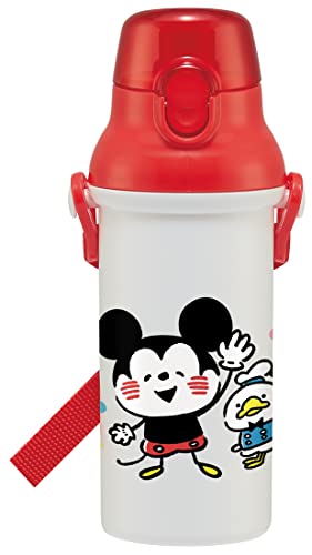 ミッキーマウス/480 ml/PSB5SANAG-A・Color:ミッキーマウス・パッケージ個数:1・サイズ:直径9.4×高さ19.6cm・素材・材質:本体・フタ・ベルト止め＝ポリプロピレン(br)キャップ＝AS樹脂 パッキン＝シリコン樹脂...