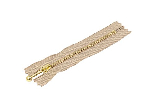 金具:Gゴールド573 濃いベージュ/16cm/3G16-573・Color:573 濃いベージュSize:16cmStyle:金具:Gゴールド・カラー: 濃いベージュ・素材: テープ部分: ポリエステル ■チェーン部分: 真鍮合金 ■スラ...