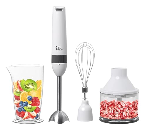 ハンドブレンダー[チョッパー・泡立て器付き]ホワイト/-/YHBA-T120(W)・PatternName:ハンドブレンダー[チョッパー・泡立て器付き]・パッケージ個数:1・【1台5役】「つぶす」「混ぜる」「泡立てる」「刻む」「砕く」がこれ...