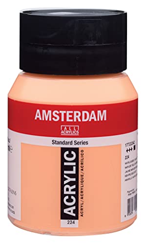 ネープルスイエローレッド/500ml/T1772-224-2・Color:ネープルスイエローレッド・パッケージ個数:1・サイズ:135×85×85・【特長1】水で薄めることができ、乾くと耐水性になります。短い時間(1~2時間)で乾燥し柔軟性...