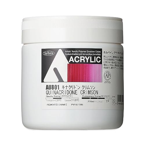 キナクリドンクリムソン/330ml/AU801・Size:330mlColor:キナクリドンクリムソン・対象性別 :男女共用より美しい光沢と透明感へ。より力強い発色と堅牢性へ。アクリリック カラーは、アーティストのあらゆる技法や用途に応えま...