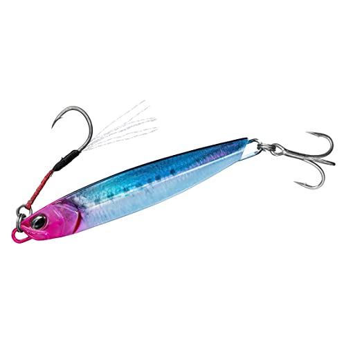 40gUVリアルBPイワシ/40g/07465970・Color:UVリアルBPイワシStyle:40g・パッケージ個数:1・カラー：UVリアルブルピンイワシ・自重(g)：40・全長(mm)：92・フロントフック：イセアマ#13 / リアフ...