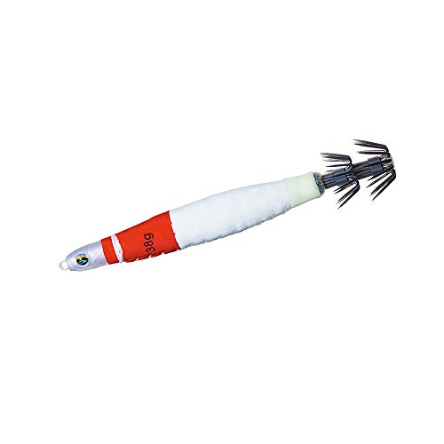 56g赤白/56g/07345031・Color:赤白Style:56g・パッケージ個数:1・カラー:赤白・サイズ:56g (15号)・センターバランスによりイカを乗せやすい水平フォールを実現。・乗りに差が付くコンパクトボディー(従来比約5...