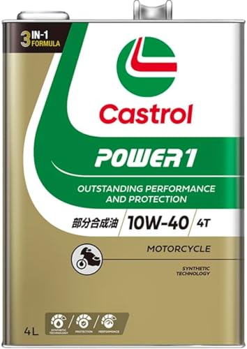 POWER 1 4T 10W40-/4L/19434・Style:POWER 1 4T 10W40Size:4L・パッケージ個数:1・商品の重量:3.86kg・加速性能を強化したこのオイルは、フリクションを低減し、エンジン内部の摩耗を抑制・...