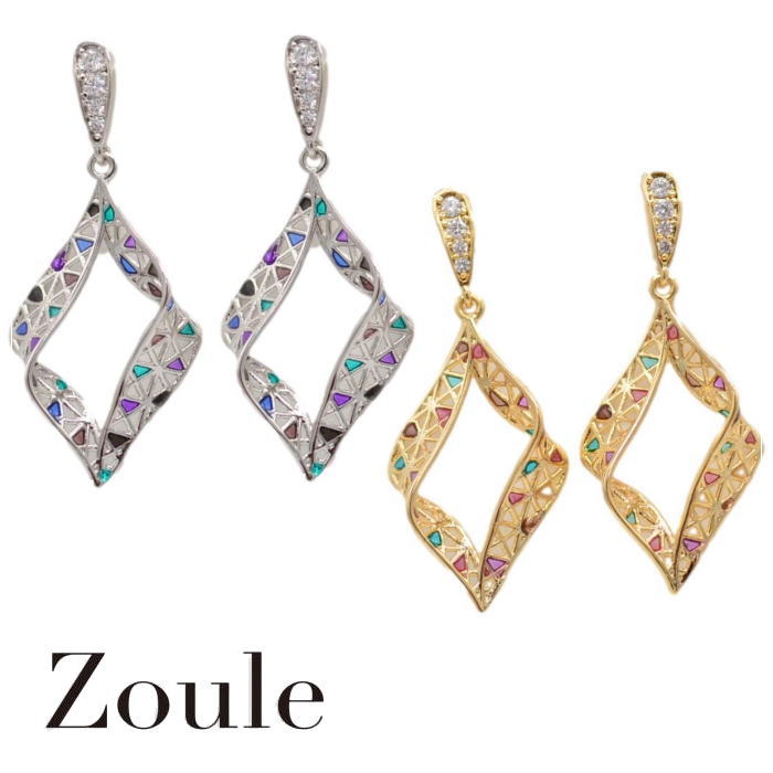 ★商品情報★ ・ブランド ：zoule　（ゾーラ） ・商品名　 ：bonbon ピアス ・サイズ ：全長1.7cm　 ・素材　　 ：真鍮 ・ポスト　 ：チタン ★ご注意★ ・他店舗でも販売しているためタイミングによってはご注文をキャンセルさ...