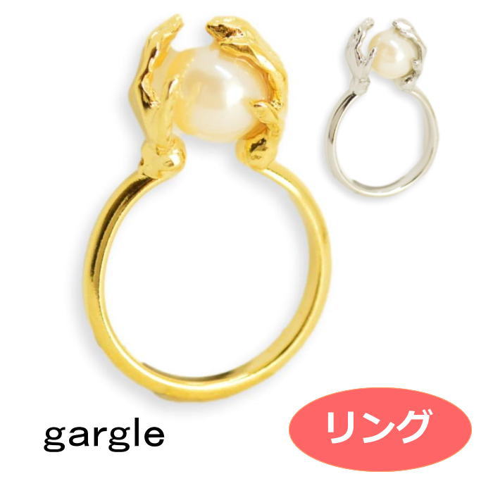 ★商品情報★ ・ブランド ：gargle（ガーグル） ・商品名　 ：パンドパワー リング ・サイズ ：約11号　 ・素材　　 ：真鍮 プラパール ★ご注意★ ・他店舗でも販売しているためタイミングによってはご注文をキャンセルさせていただくこ...