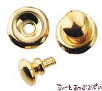 1/12サイズドールハウス用のドアノブです。写真左側の、ノブと輪が1セットで、組み合わせると右側のようになります。商品は6セット入りです。お色は金色です。6セット入りなので、お得ですね！サイズ：台座の直径約7mm、高さ約5mm