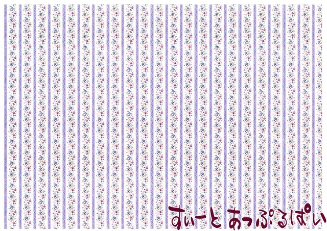 スペイン製のドールハウス用壁紙です。スケールは1/12です。サイズ：432 x 260ミリ。 しっかりとした厚紙に印刷されており、表面はつるつるしています。厚みがあるので、折り曲げれば自立します※定形外郵便かゆうパケットご希望の場合は、3セ...