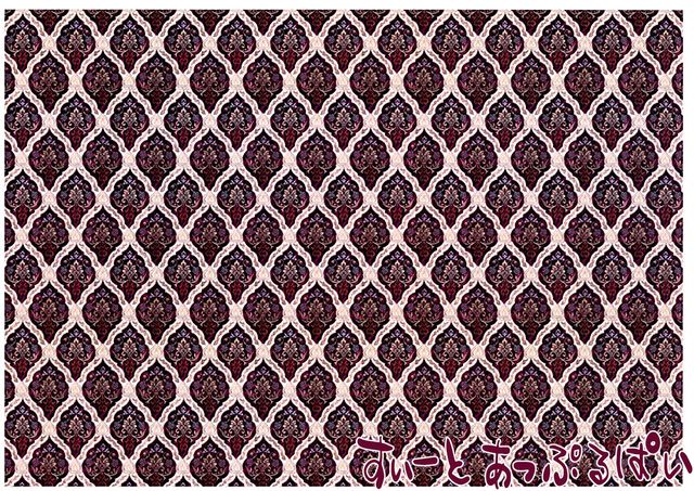 スペイン製のドールハウス用壁紙です。スケールは1/12です。サイズ：432 x 260ミリ。 しっかりとした厚紙に印刷されており、表面はつるつるしています。厚みがあるので、折り曲げれば自立します※定形外郵便かゆうパケットご希望の場合は、3セ...