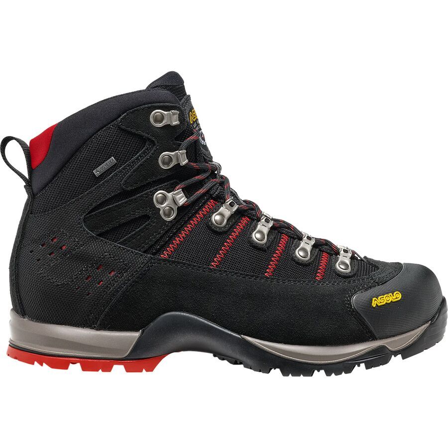 ■商品詳細■ブランドAsoloアゾロ■商品名Fugitive GTX Wide Hiking Boot - Men'sフュジティブ Gtx ワイド ハイキング ブーツ - メンズ■商品状態新品未使用・並行輸入品■色Black/Red■アッパ...