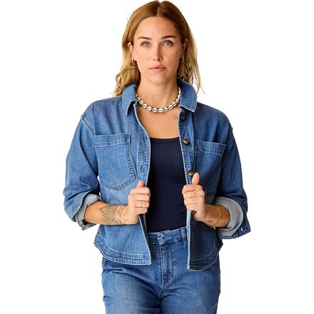 ■商品詳細■ブランドCarve Designsカーヴ デザイン■商品名Flora Denim Shacket - Women'sフローラ デニム シャケット - ウィメンズ■商品状態新品・並行輸入品■色Magnolia■備考(取寄) カーヴ...
