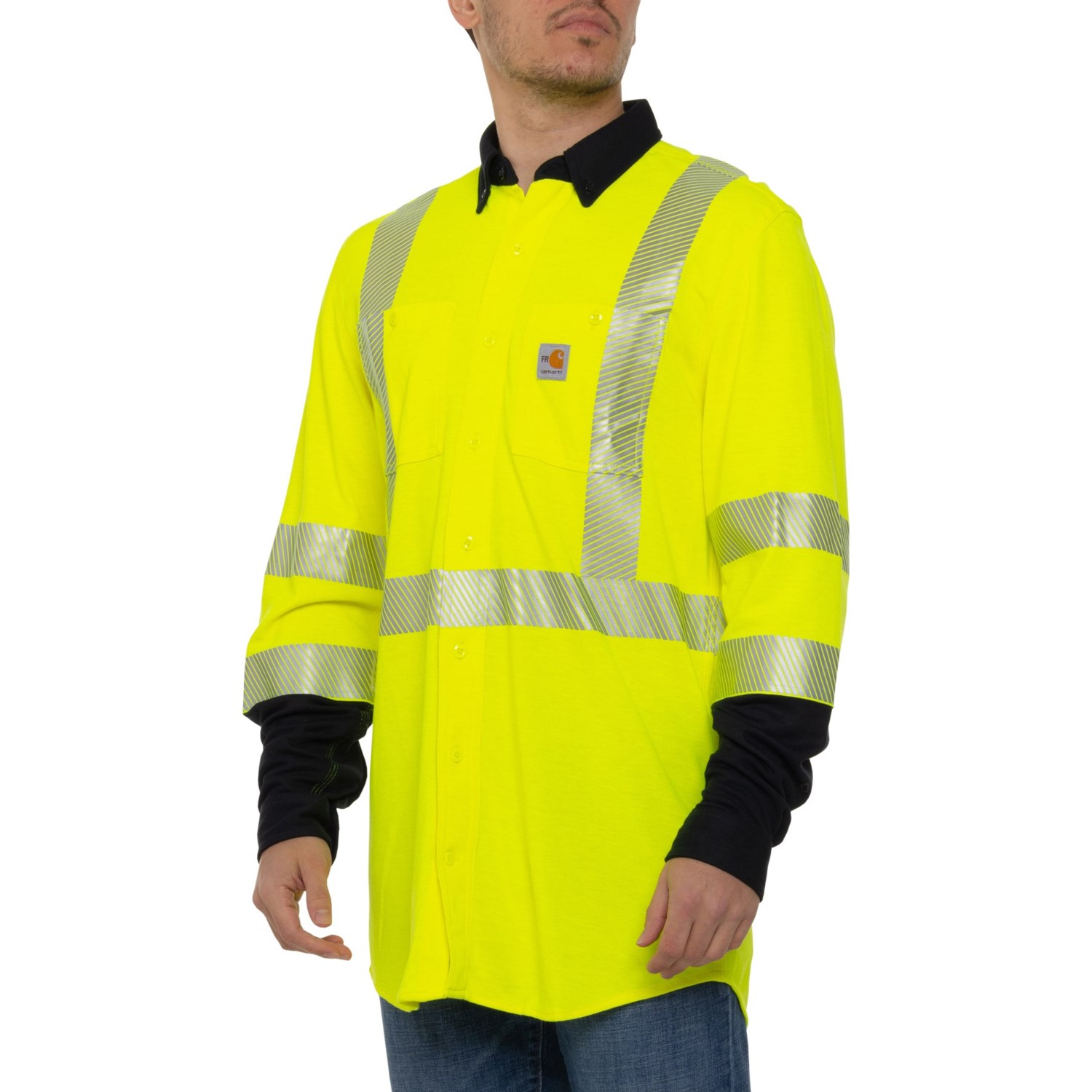 ■商品詳細■ブランドCarharttカーハート■商品名102843 Flame-Resistant High-Visibility Force Hybrid Shirt - Class 3, Long Sleeveフレームレジスタント ハイ...