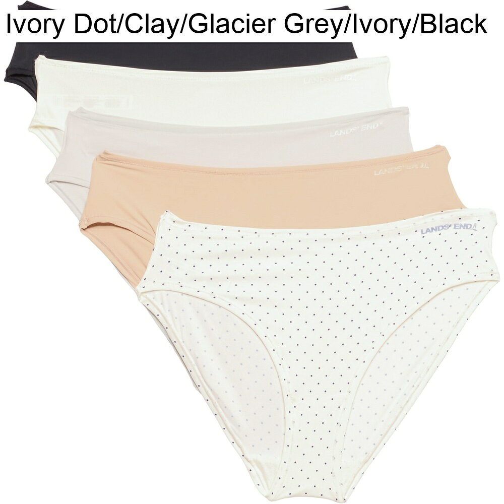■商品詳細■ブランドLands' Endランズエンド■商品名Bikini Brief Panties - 5-Packエンド ビキニ ブリーフ パンティ - 5-パック■商品状態新品・並行輸入品■色Ivory Dot/Clay/Glacie...