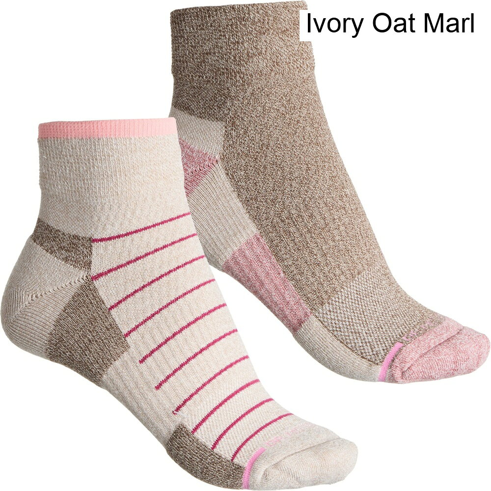 ■商品詳細■ブランドDR MOTIONDRモーション■商品名Simple Stripe Outdoor Compression Socks - 2-Pack, Quarter Crew (For Women)DR モーション シンプル スト...