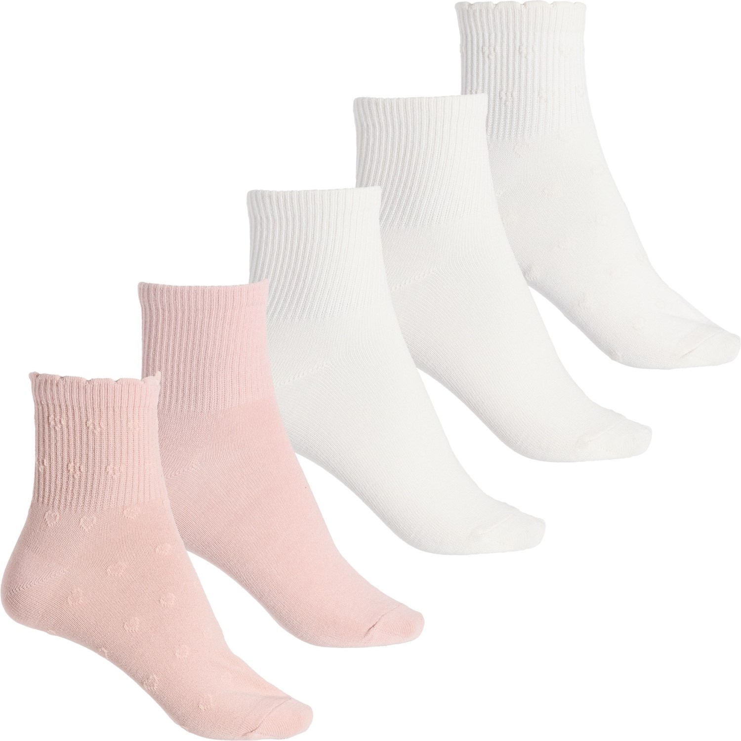 ■商品詳細■ブランドCONSCIOUS CONNECTION■商品名Pointelle Scalloped Socks - Organic Cotton, Quarter Crew (For Women)コンシャス コネクション ポインテー...