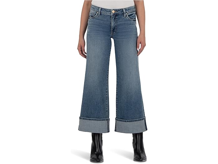 ■商品詳細■ブランドKUT from the Kloth カット フロム ザ クロス■商品名KUT from the Kloth Petite Meg High Rise Fab Ab Wide Legs Roll Up Regular H...