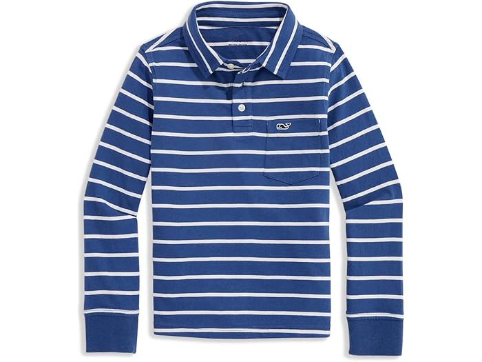 ■商品詳細■ブランドVineyard Vines Kids ヴィンヤードヴァインズ キッズ■商品名Vineyard Vines Kids Striped Surf Long-Sleeve Polo (Big Kid)ストライプド サーフ ロ...