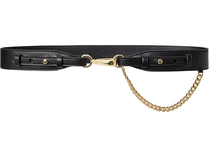 ■商品詳細■ブランドLauren Ralph Lauren ローレン ラルフローレン■商品名Lauren Ralph Lauren Chain-Trim Leather Dog-Clip Beltチェーン-トリム レザー ベルト■商品状態新...