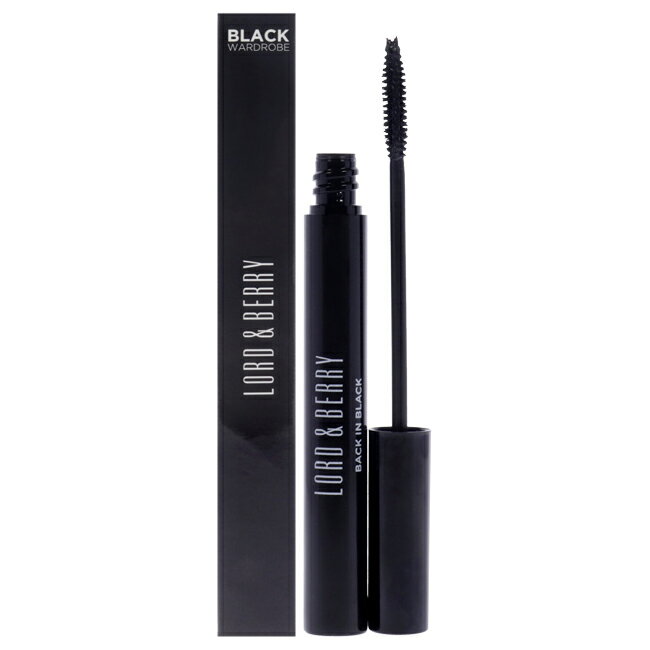 BACK IN BLACK is a deep black high definition and volume mascara. It has a small fish-shaped precise applicator brush fo...